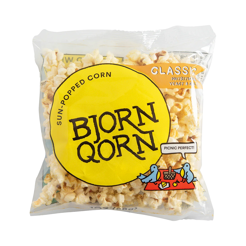 BjornQorn Classic Popcorn Snack Bag (1 oz)